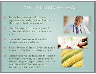 Jacob and Esau: a Tale of 2 Brothers | PDF