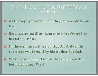 Jacob and Esau: a Tale of 2 Brothers | PDF