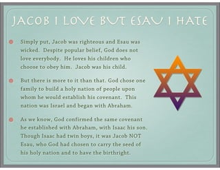 Jacob and Esau: a Tale of 2 Brothers | PDF