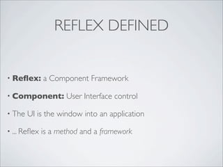 Reflex Rethinking Component Design | PPT
