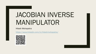 Jacobian inverse manipulator | PDF