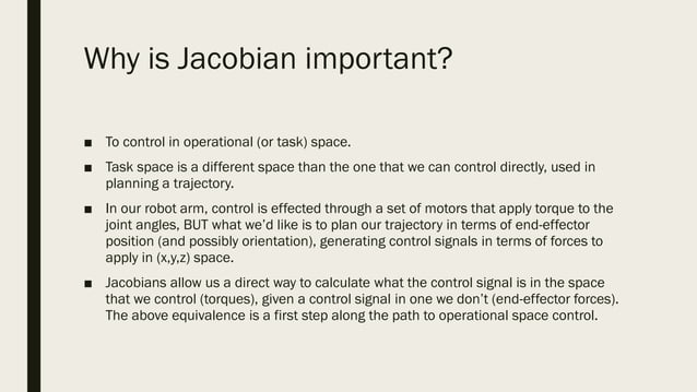 Jacobian inverse manipulator | PDF