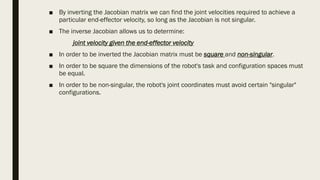 Jacobian inverse manipulator | PDF