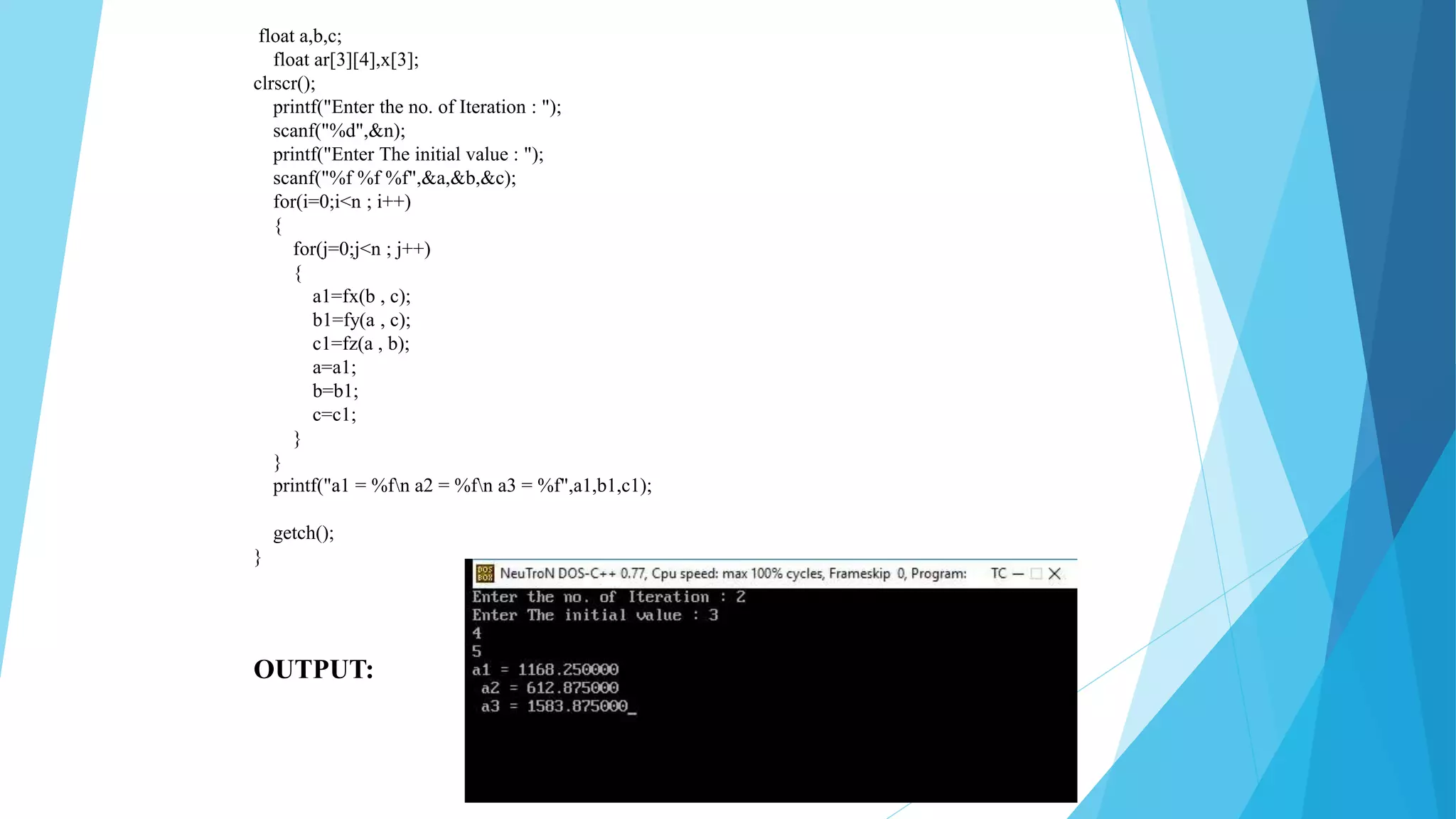 Jacobi Iteration Method Pptx Web Development Internet 0212