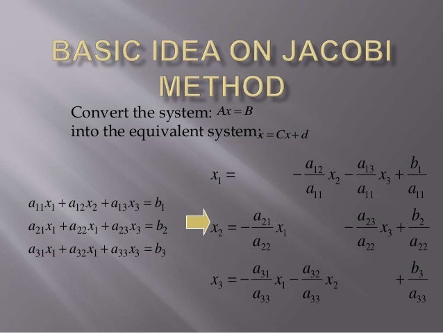 Jacobi method
