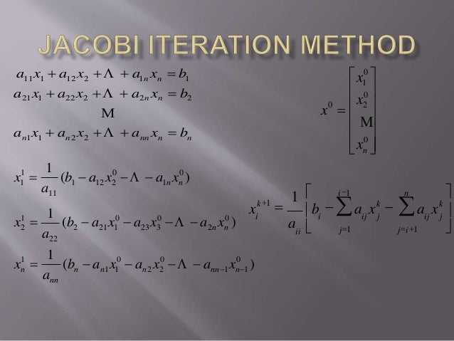 Jacobi method