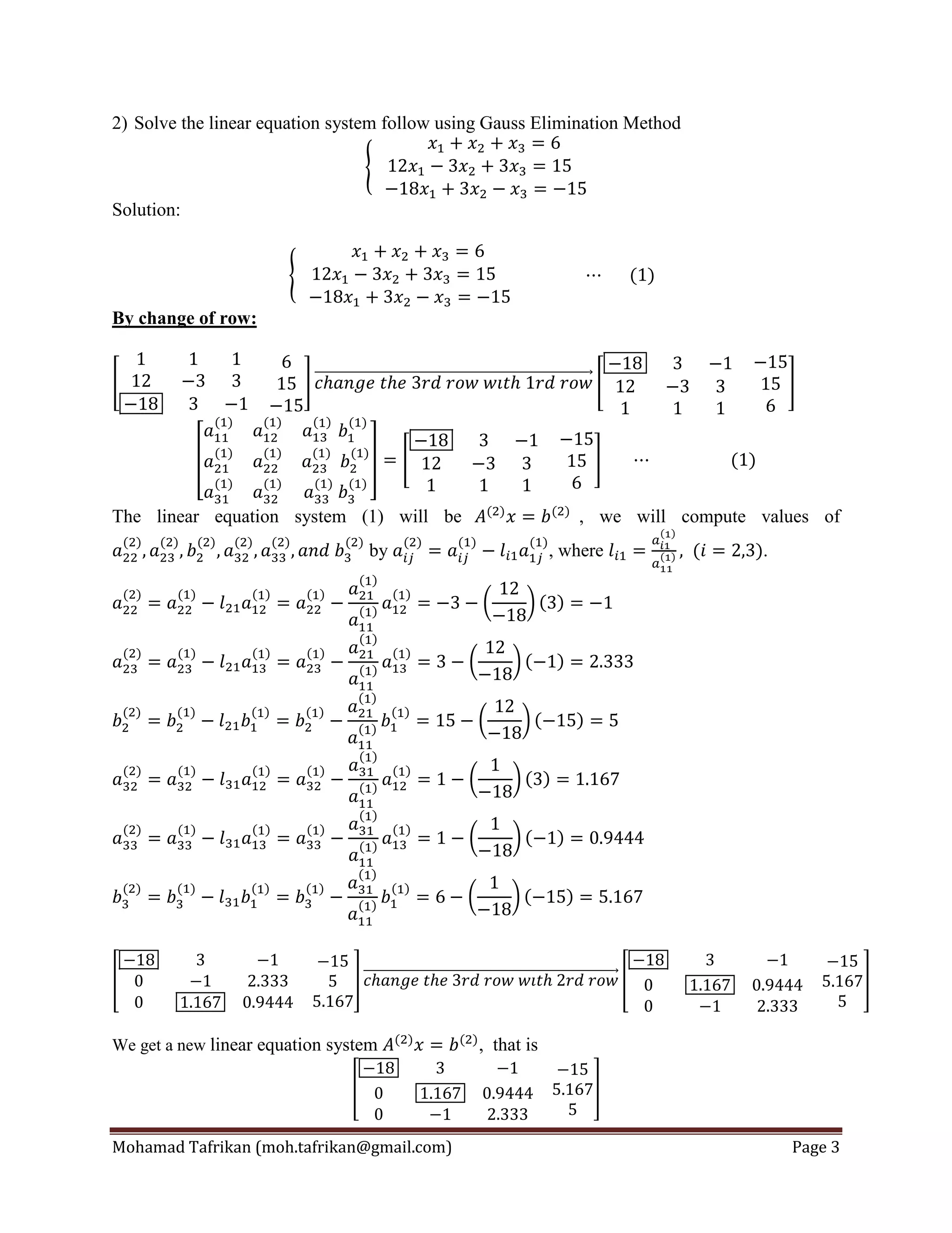 Jacobi method and lagrange interpolation | PDF