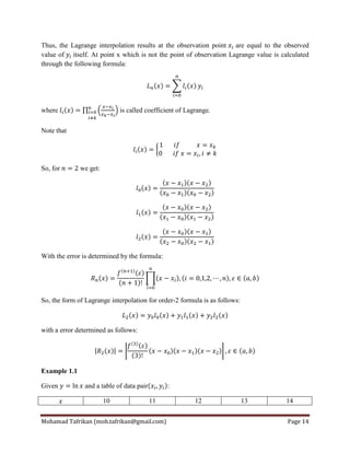 Jacobi method and lagrange interpolation | PDF