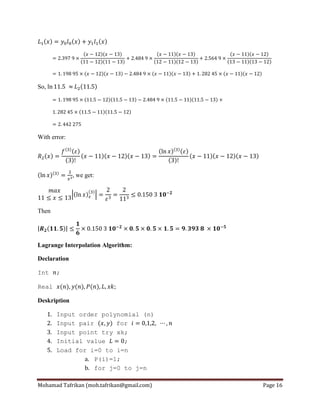 Jacobi method and lagrange interpolation | PDF