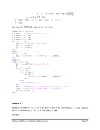 Jacobi method and lagrange interpolation | PDF