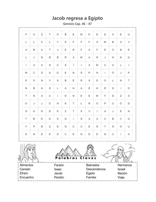 Jacob regresa a Egipto - Sopa de Letras.pdf