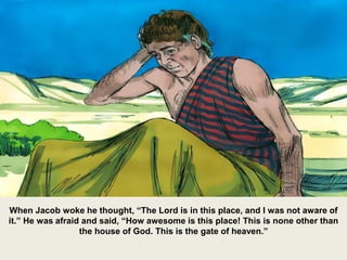 Jacob's Ladder — God Speaks to Jacob in a Dream | PPTX