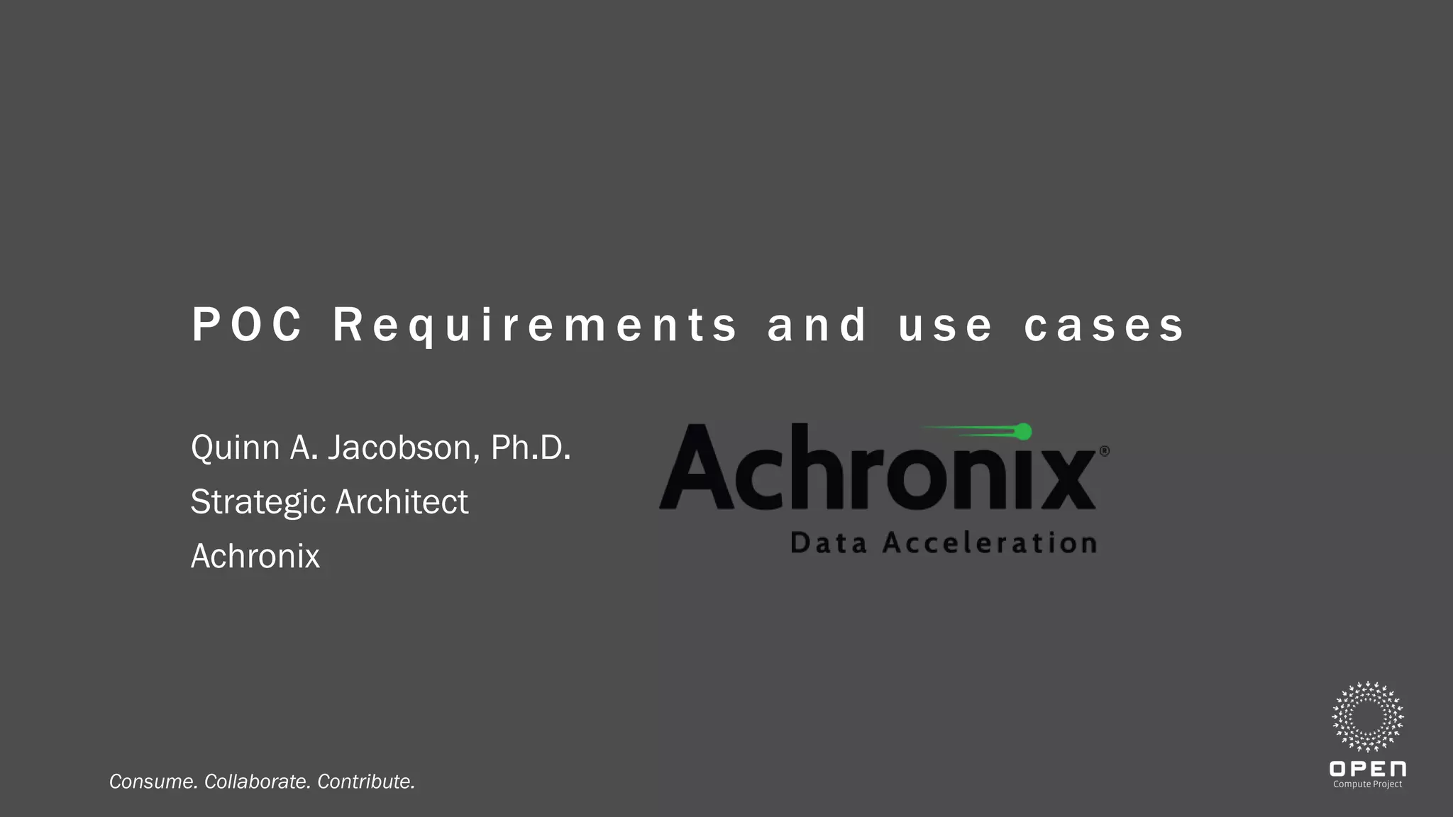 PoC Requirements and Use Cases | PDF | Computer Networking | Computing