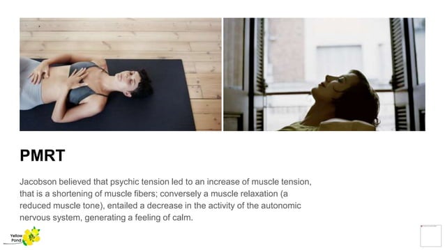 Jacobson's Progressive Muscle Relaxation Technique.pptx | Physical ...