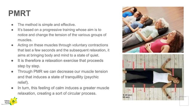 Jacobson's Progressive Muscle Relaxation Technique.pptx | Physical ...