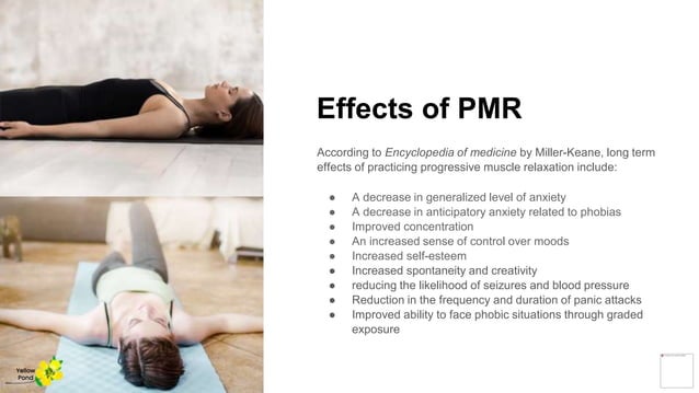 Jacobson's Progressive Muscle Relaxation Technique.pptx | Physical ...