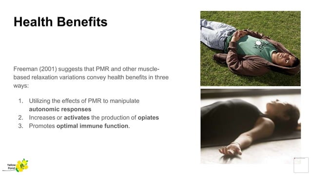 Jacobson's Progressive Muscle Relaxation Technique.pptx | Physical ...