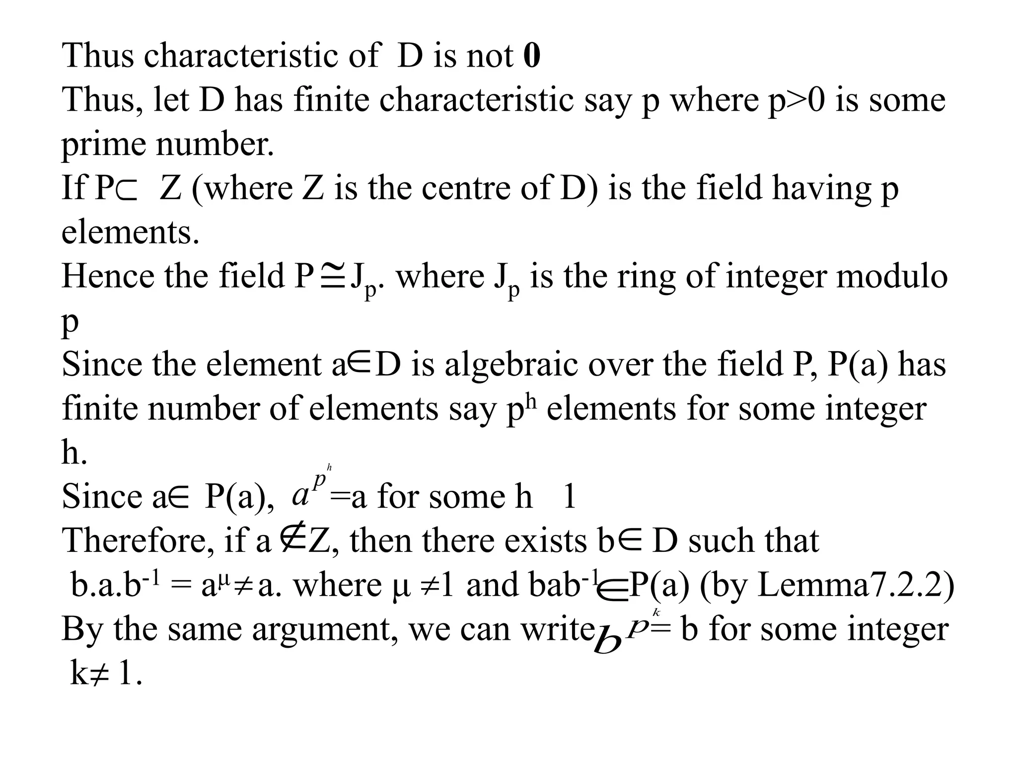 Jacobson Theorem | PPTX
