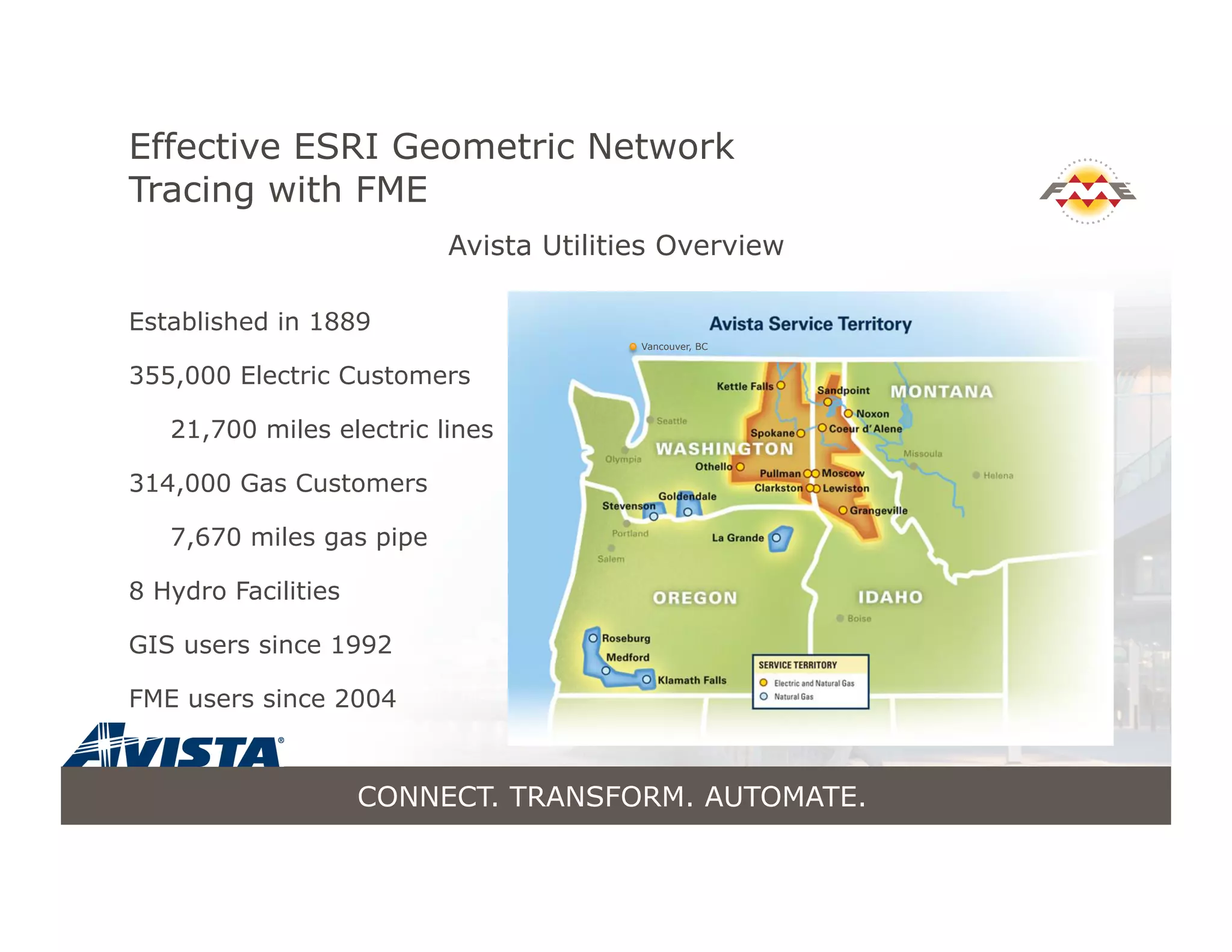 Effective Esri Geometric Network Tracing with FME | PDF