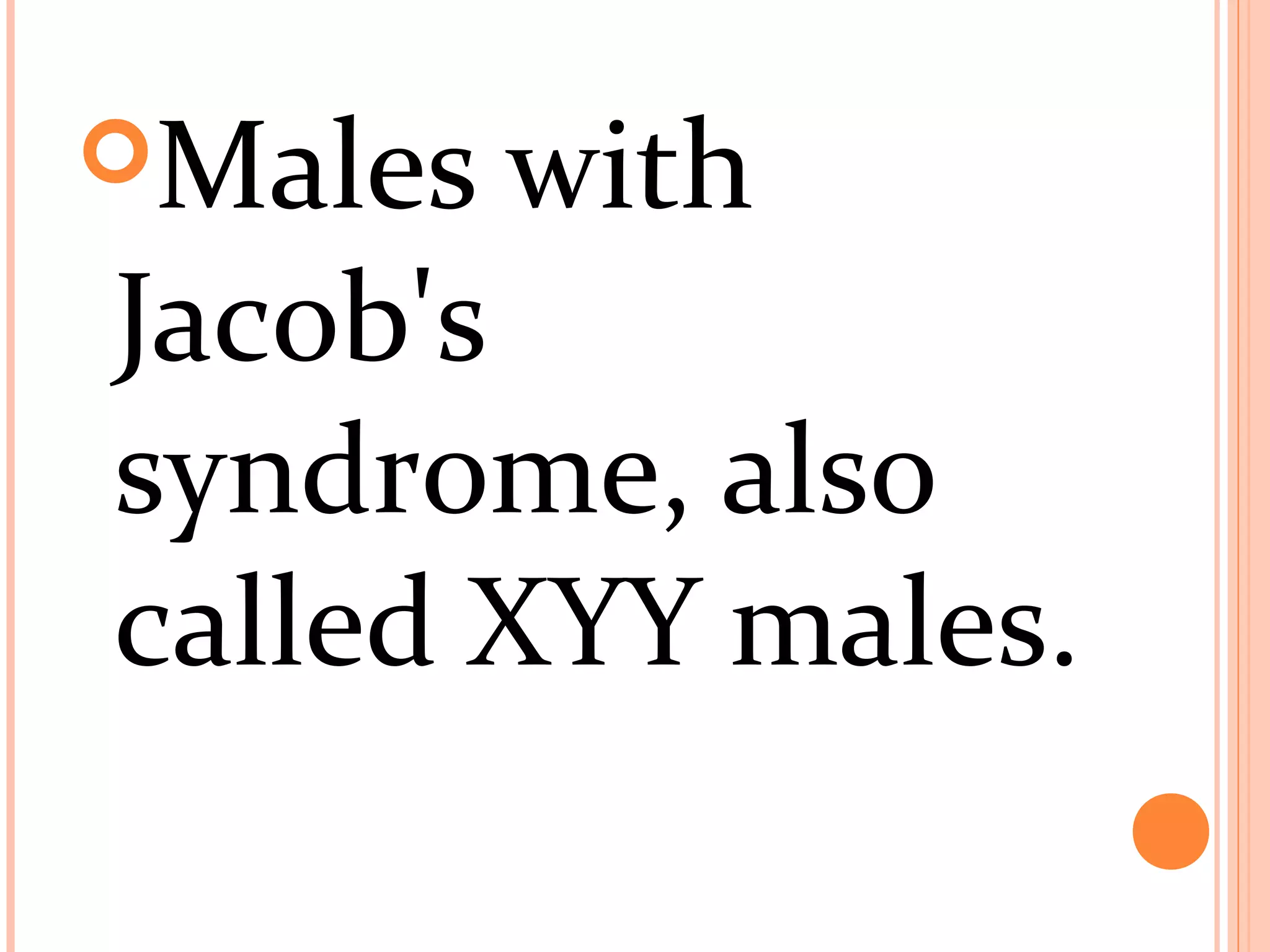 Jacob syndrome | PPT