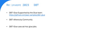 AWS Re:cap Data by Jacob Verhoeks | PPTX