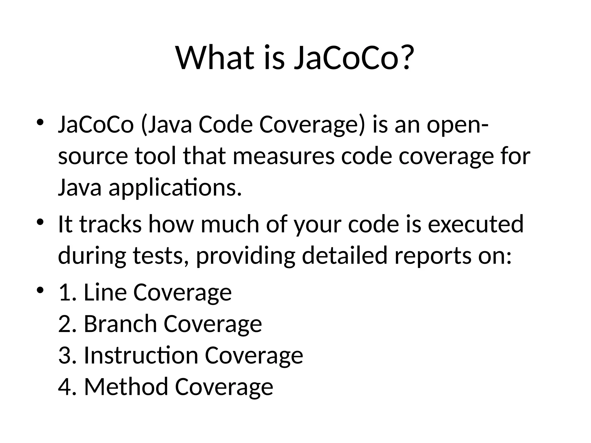 JaCoCo_EclEmma_Presentation testing .pptx
