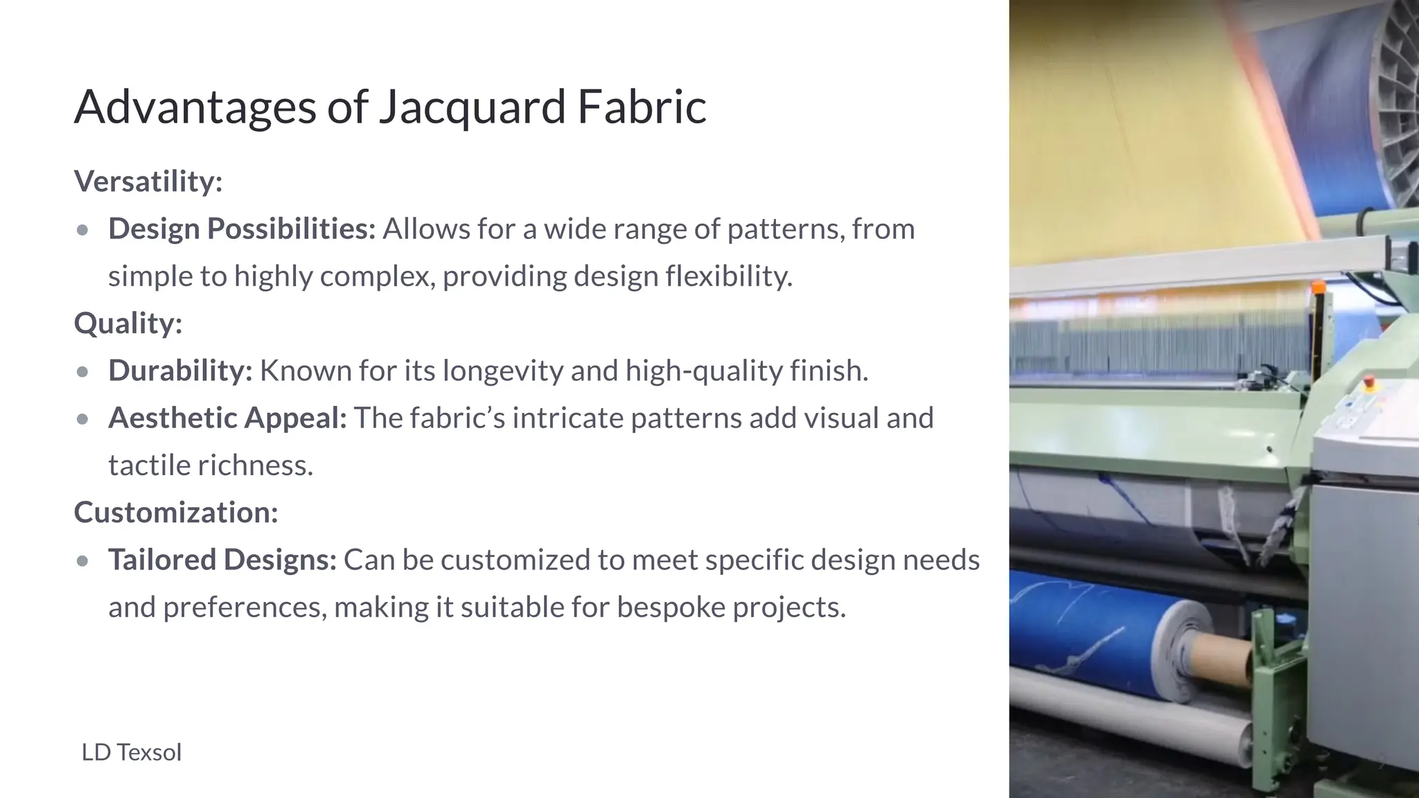 Jacquard Fabric Explained: Origins, Characteristics, and Uses | PDF