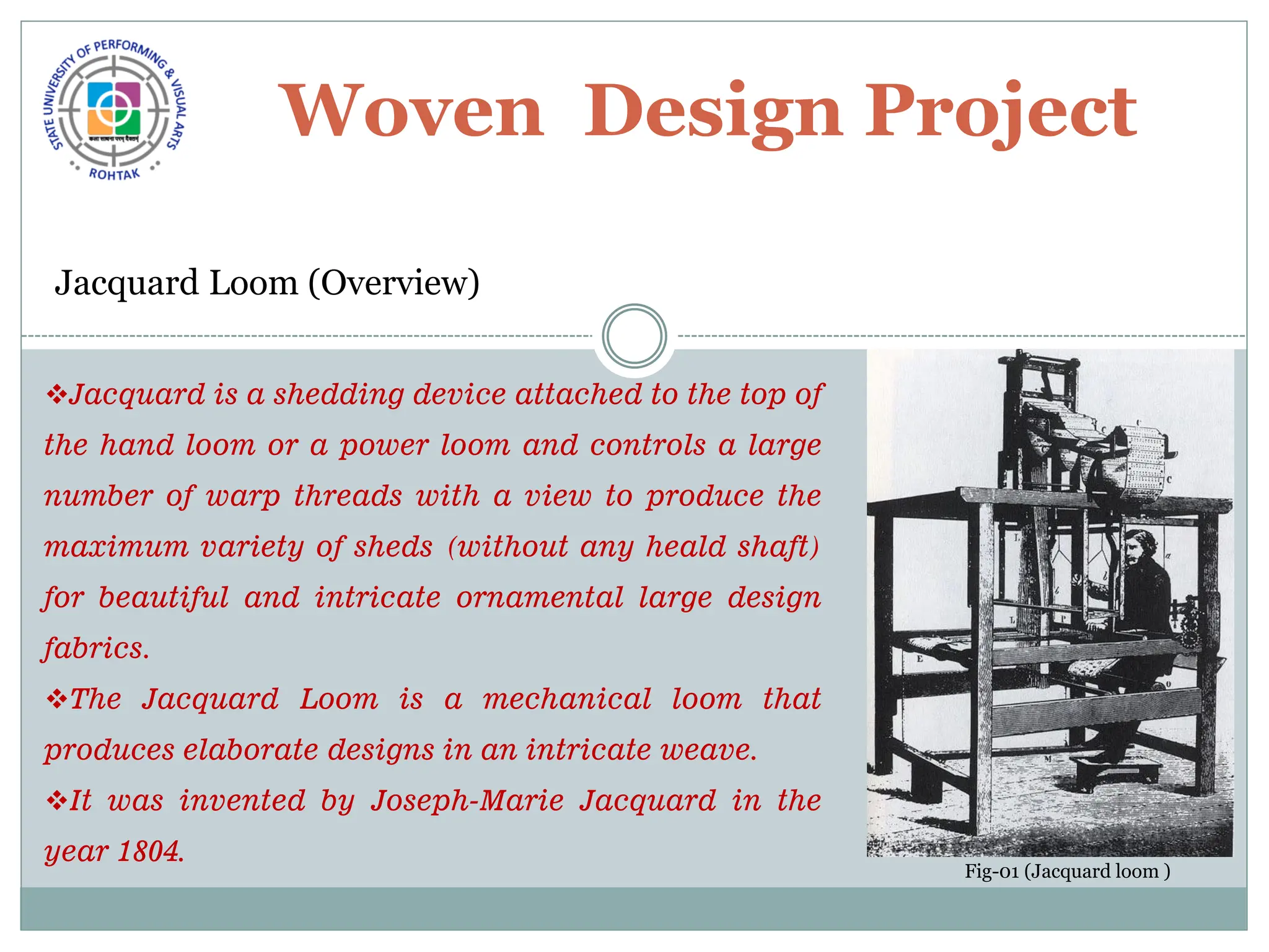 Weaving, Advance Weaving, Tappet Loom, Dobby loom, Jacquard loom, Woven ...