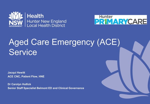 Improving hospital avoidance for aged care residents, | PPT