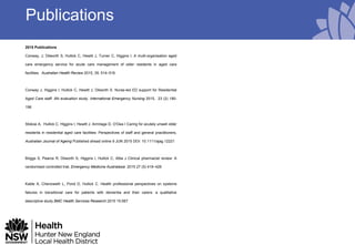 Improving hospital avoidance for aged care residents, | PDF