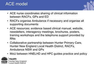 Improving hospital avoidance for aged care residents, | PDF