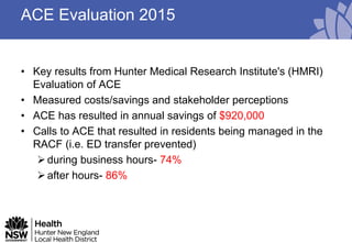 Improving hospital avoidance for aged care residents, | PDF