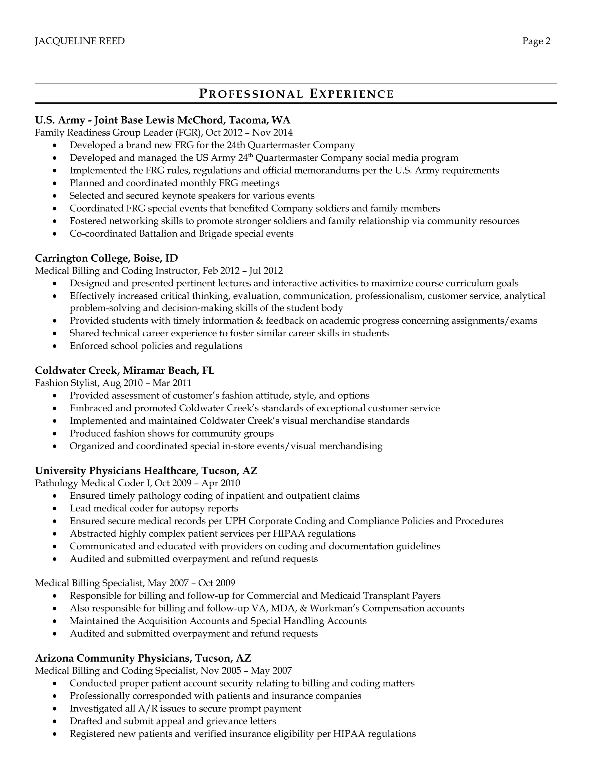 Jacqueline reed 2016 cv_onlineapp | PDF