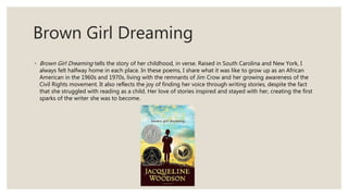 Jacqueline woodson | PPTX