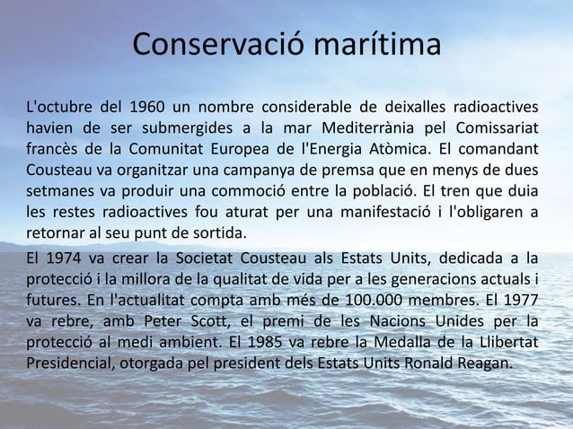 Jacques Yves Cousteau | PPT