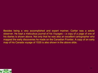 Jacques Cartier's 1st Voyage of Discovery - The Discovery of Canada in ...