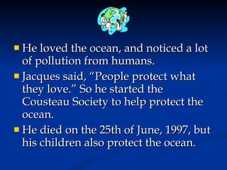 Jacques Cousteau | PPT