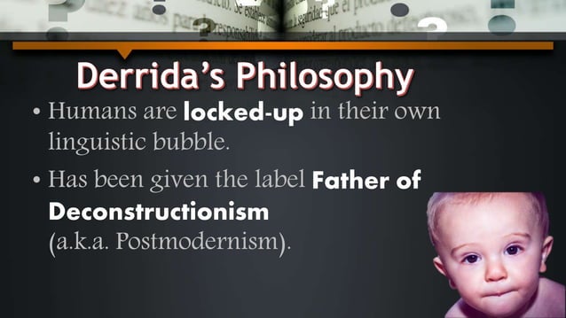 Jacques Derrida & post structuralism | PPT