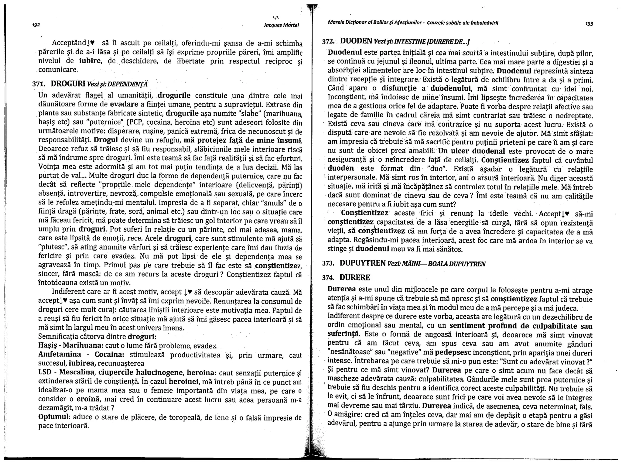 Jacques martel marele dictionar al bolilor si afectiunilor (cauzele ...