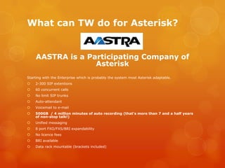 Asterisk Phone Systems | PPT