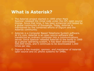 Asterisk Phone Systems | PPT