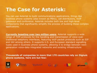 Asterisk Phone Systems | PPT