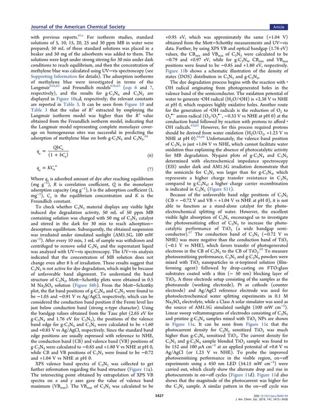 C3N5: A Low Bandgap Semiconductor Containing an Azo-Linked Carbon ...