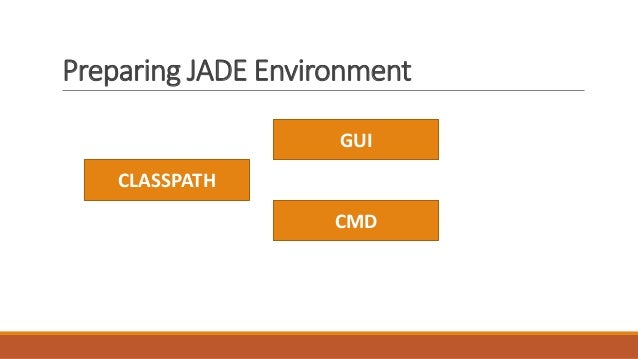 Simple Introduction To Jade Java Agent Development Framework