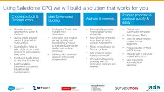 Case Study: Salesforce CPQ (Configure Price Quote) for Software as a ...