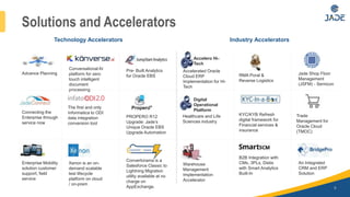 Jade Global Digital Transformation & Cloud Consulting Partner - Overview | PPT