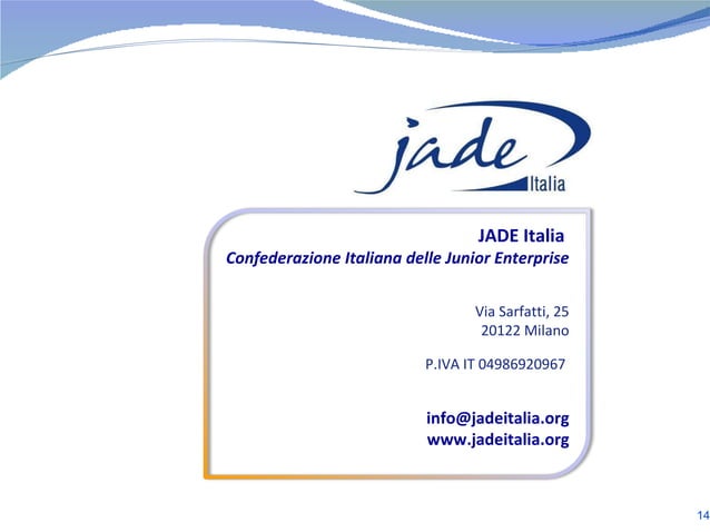 Jade Italia Presentazione | PPT