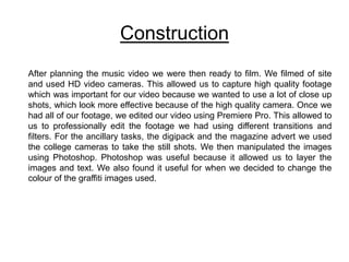 A level media studies- Q4: How did you use new media technologies in ...