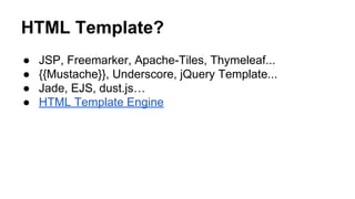 Jade template for okjsp | PPT