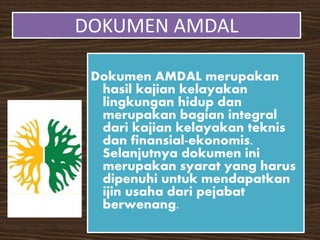 AMDAL | PPTX